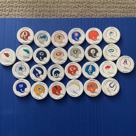 Other | Rare Collection Complete Set Of Gatorade Nfl Lids | Poshmark